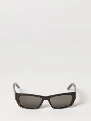 Saint Laurent Tortoiseshell Acetate Sunglasses With Monogram