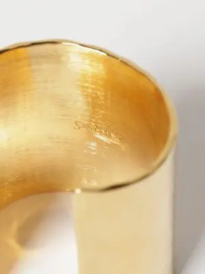 Saint Laurent Cassandre Brass Bracelet