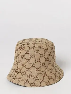 Gucci Reversible Gg Jacquard Canvas Hat