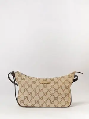Gucci Lady Lunetta Mini Gg Supreme Shoulder Bag - Cream