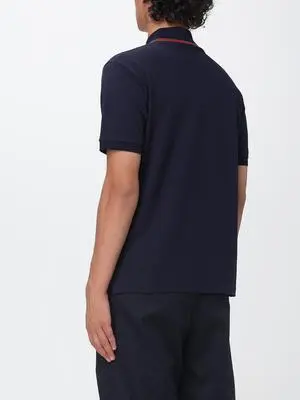 Gucci Short-sleeved Cotton Polo With Web Detail And Contrast Trim