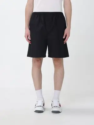 Gucci Knee-length Cotton Sport Shorts With Elasticated Waist - Black