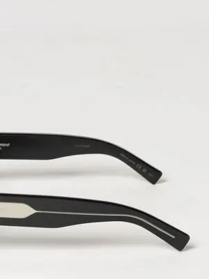 Saint Laurent Rectangular Acetate Sunglasses With Logo Lettering