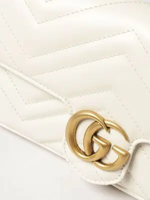 Gucci Gg Marmont Matelasse Chevron Nappa Mini Shoulder Bag
