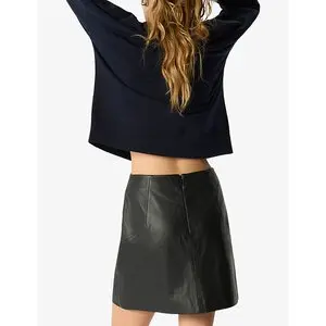 Whistles Beau Logo-embroidered Cotton Sweatshirt