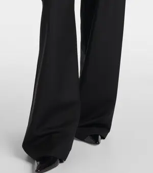 RÓHE Wool And Mohair Wide-leg Pants
