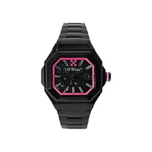 Off-White Shift Crystal Watch - Black