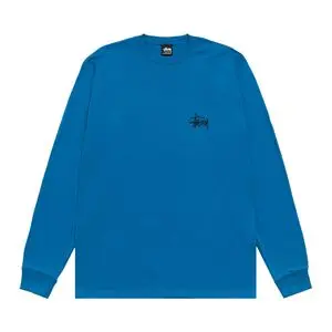 StÜssy Basic Long-sleeve Tee - Blue