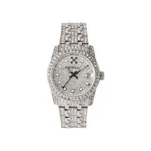 Off-White Discreet Crystal Watch 'stainless Steel - Silver