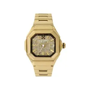 Off-White Shift Crystal Watch - Gold