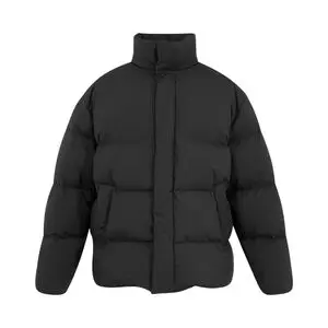 Saint Laurent Doudoune Col Montant Zip Jacket 'noir Profond