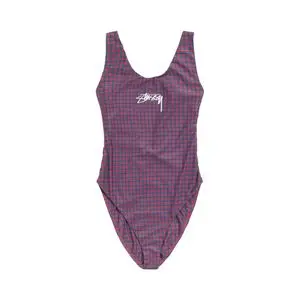 StÜssy Surf Stock One Piece Swimsuit 'plaid
