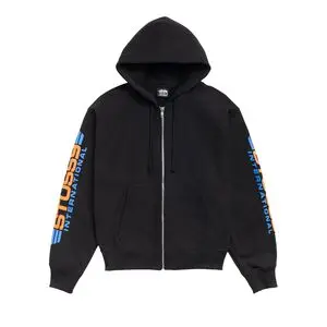 StÜssy Blade Zip Hoodie - Black