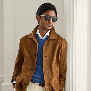 Ralph Lauren Hand-tailored Suede Utility Jacket