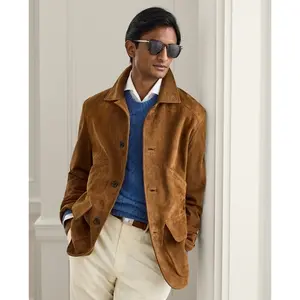 Ralph Lauren Hand-tailored Suede Utility Jacket
