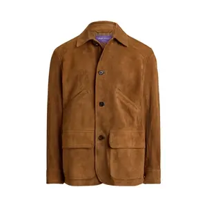 Ralph Lauren Hand-tailored Suede Utility Jacket