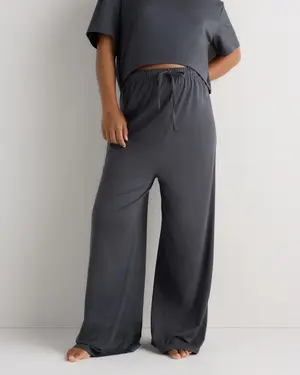 Quince Smooth Stretch Maternity Wide Leg Lounge Pants