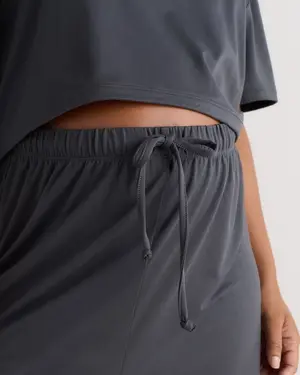 Quince Smooth Stretch Maternity Wide Leg Lounge Pants