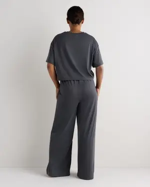 Quince Smooth Stretch Maternity Wide Leg Lounge Pants