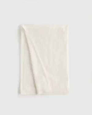 Quince Brushed Cashmere Scarf - Ivory
