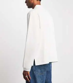 Studio Nicholson Cotton Long-sleeve Polo Shirt