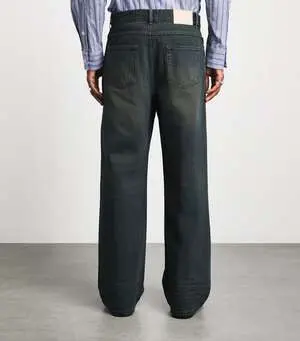 SYSTEM Wide-leg Denim Trousers