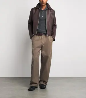 SYSTEM Wool Long-sleeve Polo Shirt