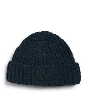Stone Island Cotton Logo Beanie