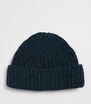 Stone Island Cotton Logo Beanie