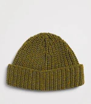 Stone Island Cotton Logo Beanie