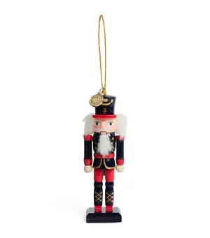 Harrods Carousel Nutcracker Tree Decoration - Red