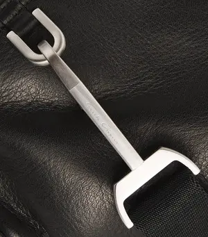 Rick Owens Large Leather Geo Belt Bag