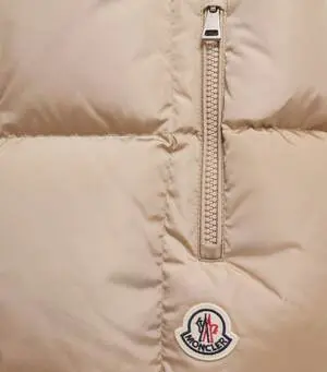 Moncler Down Quilted Macareux Gilet - Beige