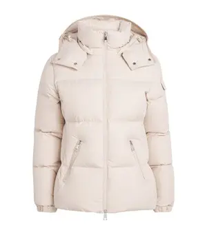 Moncler Down Quilted Fourmines Jacket - Beige