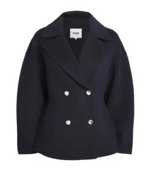 Maje Wool Pea Coat