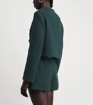 Maje Tweed Cropped Jacket