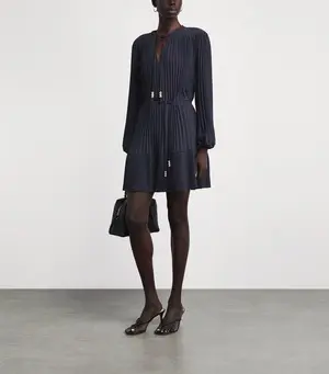 Maje Pleated Mini Dress