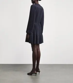 Maje Pleated Mini Dress