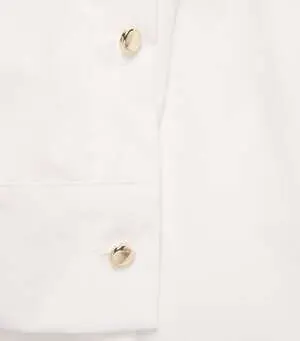 Maje Cotton Fitted Lace-up Shirt