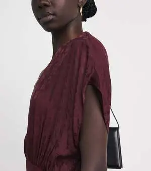 Maje Jacquard Maxi Dress