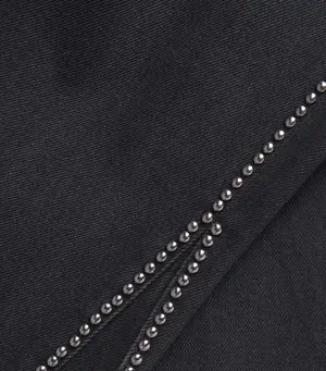 7 For All Mankind Stud Lotta High-rise Wide-leg Jeans
