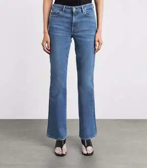 7 For All Mankind The Leggy Bootcut Crop Jeans