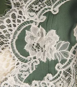 Alice + Olivia Lace-trim Thomasina Jacket