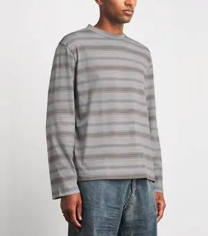 Our Legacy Cotton Stripe Box Long-sleeve T-shirt - Green