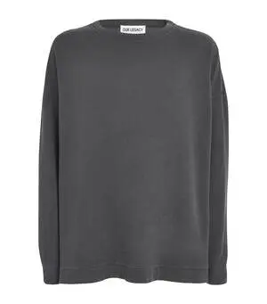 Our Legacy Cotton-linen-blend Slack Sweatshirt