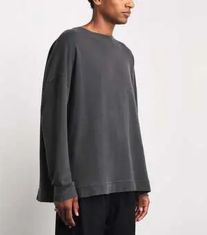 Our Legacy Cotton-linen-blend Slack Sweatshirt