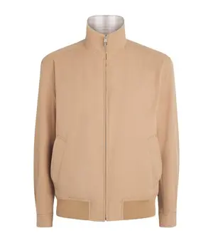 BOSS Check-lined Water-repellent Jacket