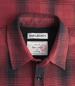 Our Legacy Cotton Check Whoppin Shirt