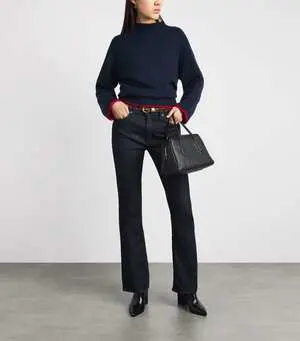 Rag & Bone Sasha Calf Hair Leopard Belt - Brown