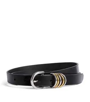 Rag & Bone Leather Sasha Belt - Black